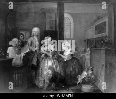 Hogarth - Rake's Progress Stock Photo - Alamy