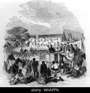 The Mormons-Joseph Smith preaching in the wilderness Stock Photo - Alamy