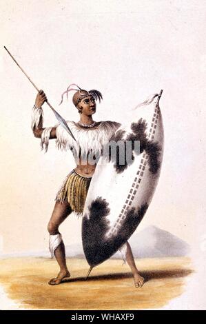 A Matabele Warrior Stock Photo - Alamy