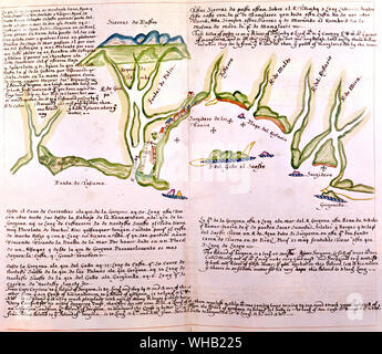 17th century Map of Peru Stock Photo - Alamy