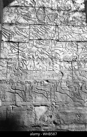 Battle of Kadesh. Relief. Ramesseum. Egypt Stock Photo - Alamy