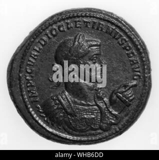 Diocletian (Gaius Aurelius Valerius Diocletianus), circa 240 Stock ...