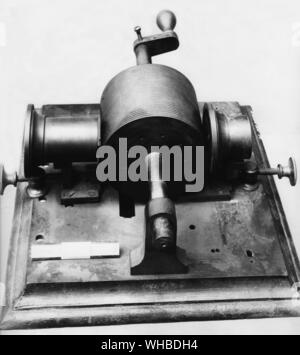 Thomas Edison's phonograph. 1877 Stock Photo - Alamy