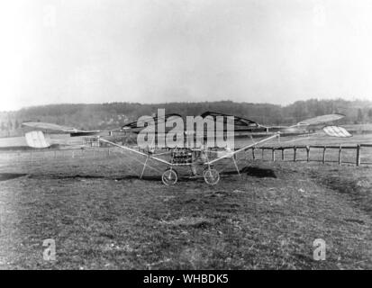 Paul Cornu’s helicopter of 1907 Stock Photo - Alamy