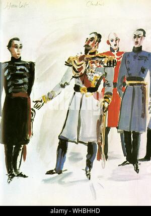 Costume design by ROGER FURSE for ALEC GUINNESS as The Fool in KING ...