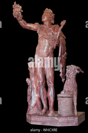 sculpture of Faun in rouge antique marble, Capitoline Museums, Rome ...