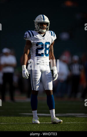 Indianapolis Colts cornerback Chris Milton (28) during NFL football ...