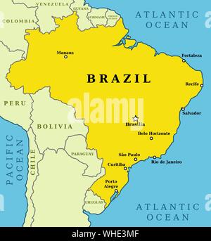 sertao map, brazil Stock Vector Image & Art - Alamy