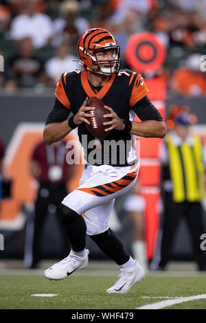 Cincinnati Bengals quarterback Jake Dolegala (7) during NFL football ...