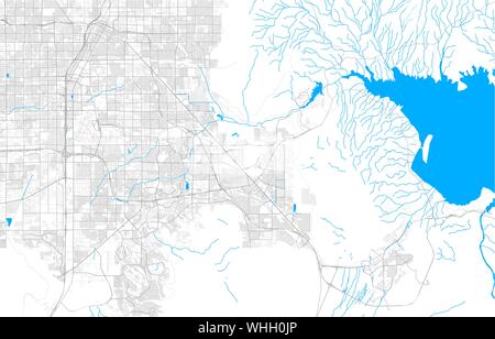 Modern City Map - Henderson Nevada city of the USA with neighborhoods ...