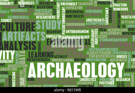 Archaeology Dig and Fun Exploration as Concept Stock Photo - Alamy