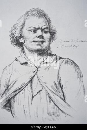 Book illustration representing the French revolutionary Maximilien ...