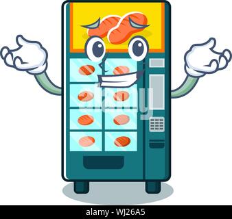 Cute cartoon vending machine drawing set. Automated snack food machines ...