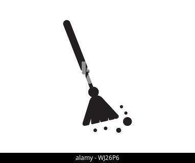 Cleaning brush Simple vector icon. Illustration symbol design template ...