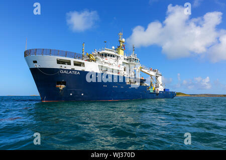THV, Galatea, Trinity House, ship, navigation, bouy, maintenance ...