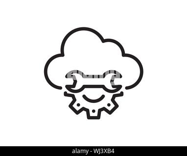 cloud storage settings Stock Vector Image & Art - Alamy