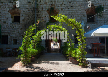 Fort George was built by the British, Vis island, Croatia Stock Photo ...