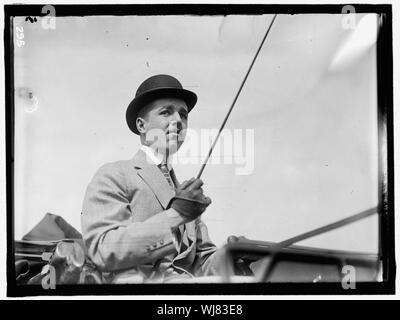 Adolphus Busch III of St. Louis was involved in a horse show, likely ...