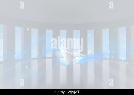 Digitally generated window in blue circuit board Stock Photo - Alamy