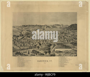 Hardwick, Vt. 1892 Stock Photo - Alamy