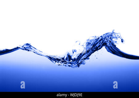 Crisp, clear, blue water photographed against white Stock Photo - Alamy
