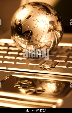 laptop notebook computers computer globe planet earth world map atlas ...