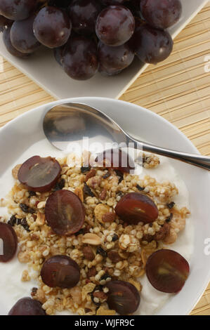 Muesli in the morning keeps you slim and fit Stock Photo - Alamy