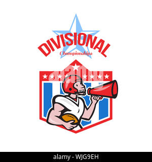 american football champions shield Stock Photo - Alamy