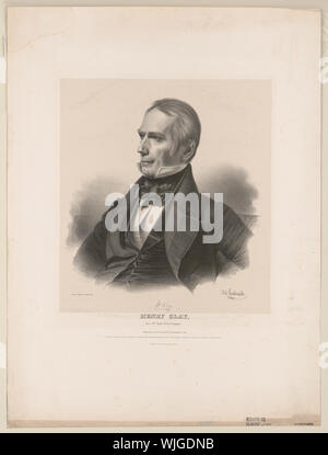 Henry Clay, born, 12th April 1777 in Virginia / from life on stone by ...
