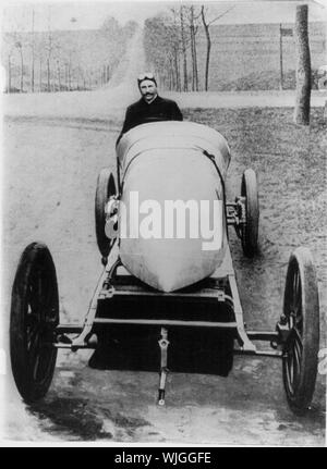 Early Motor Car Racing - Henry Fournier, French racing driver Stock ...