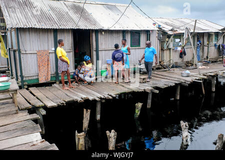 Nzulezu Village is entirely made up of stilts and platforms, UNESCO ...