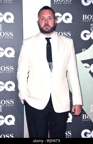 Kim Jones attends the GQ Men of the Year Awards held at the Tate Modern ...