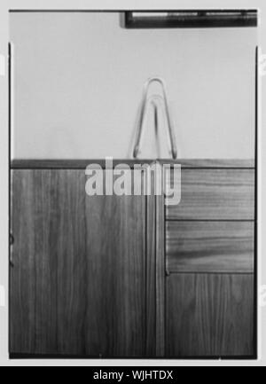 Herman Miller, business at 1 Park Ave., New York City. Bookcase ...