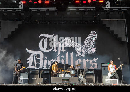 Brody Dalle of The Distillers performs live on the Main Stage during ...