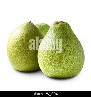 Pompelmous, group of fruit isolated on white background Stock Photo - Alamy