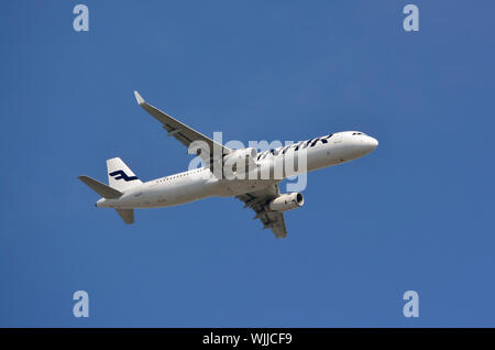 Finnair (is the flag carrier and largest airline of Finland), Airbus ...