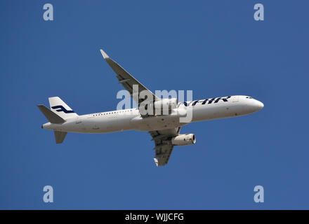Finnair (is the flag carrier and largest airline of Finland), Airbus ...