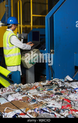 recycling plant, conveyor belt, wastepaper, recycle, recycling ...