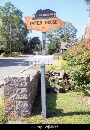 Paper House in Rockport on Cape Ann, Essex County, Massachusetts, New ...