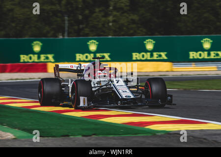Kimi Raikkonen (FIN) Alfa Romeo Racing C41. Russian Grand Prix, Sunday ...