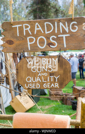 Trading Post antique shop in Leiston, Suffolk, England Stock Photo - Alamy