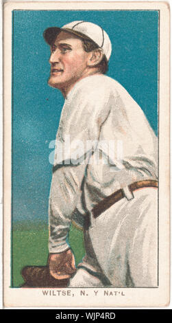 Hooks Wiltse, New York Giants, baseball card portrait Stock Photo - Alamy