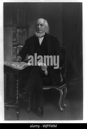 Horace Greeley, 1811-1872 Stock Photo - Alamy
