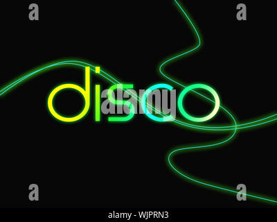 Groovy Disco Meaning Dancing Party And Music Stock Photo - Alamy
