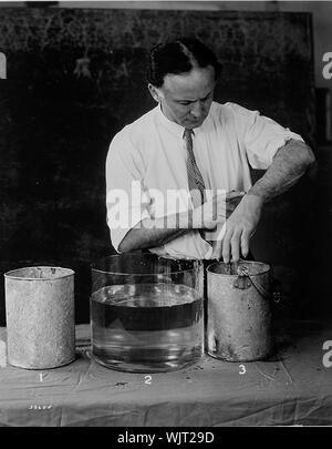 Houdini makes spirit hands Stock Photo - Alamy