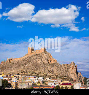 Alicante Sax village castle in Spain Stock Photo - Alamy