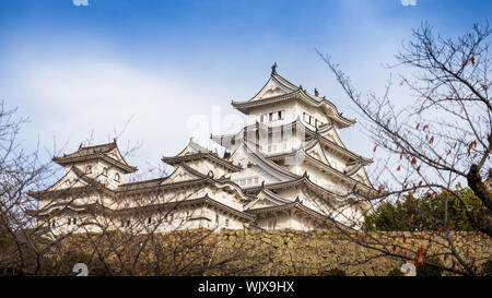 Himeji castle in winter, Himeji, Japan Stock Photo - Alamy