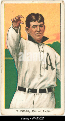 Ira Thomas, Philadelphia Athletics, baseball card portrait Stock Photo ...