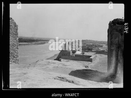 Iraq. Mosul. Sennacherib's castle. View from the castle looking south ...