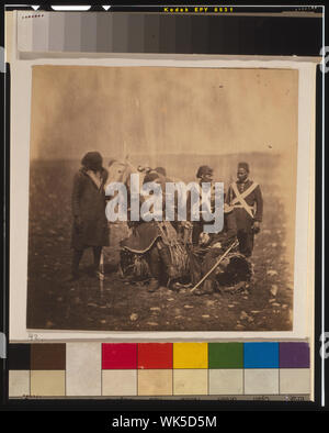 Ismail Pacha & Mr. Thompson of the Commissariat Stock Photo - Alamy